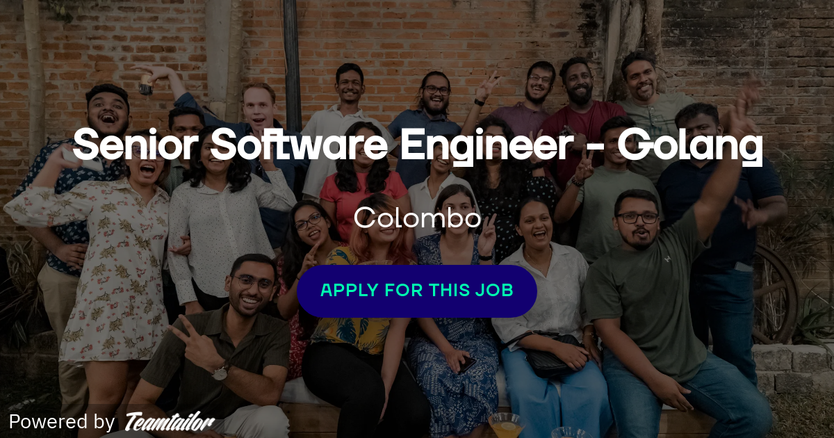 Senior Software Engineer - Golang - Lucytech
