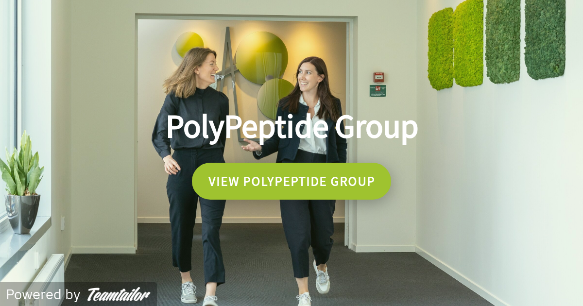 Grow with us - PolyPeptide Group