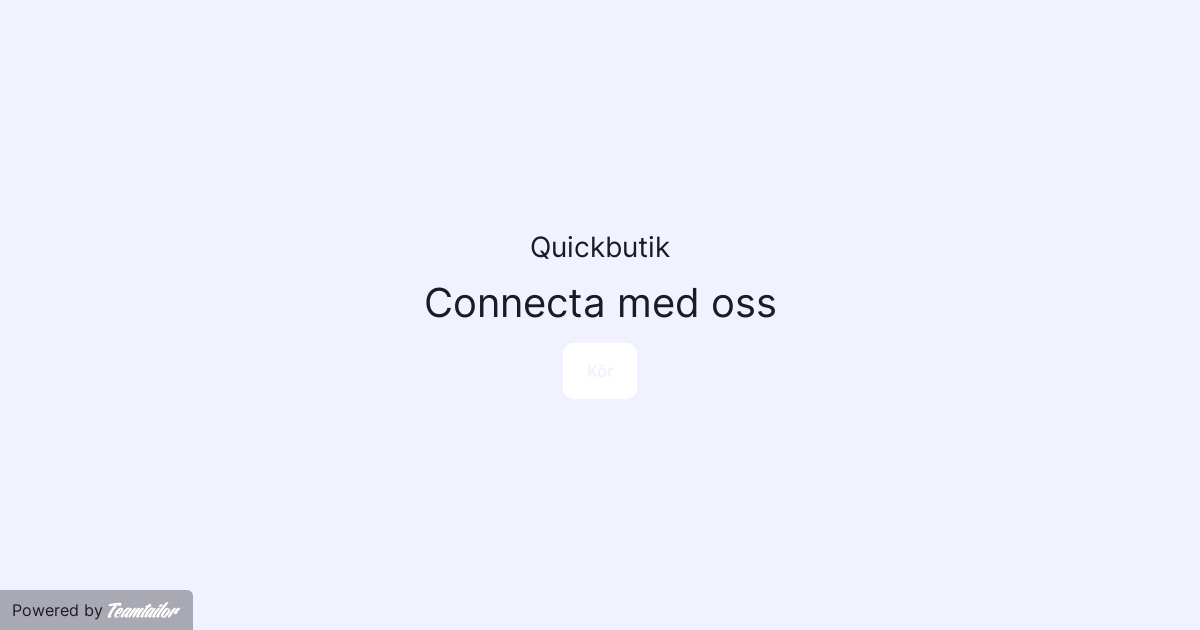 Quickbutik – Connect