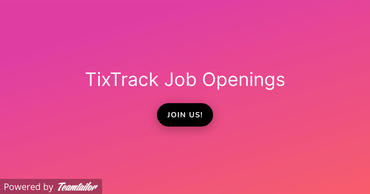Join us! - TixTrack