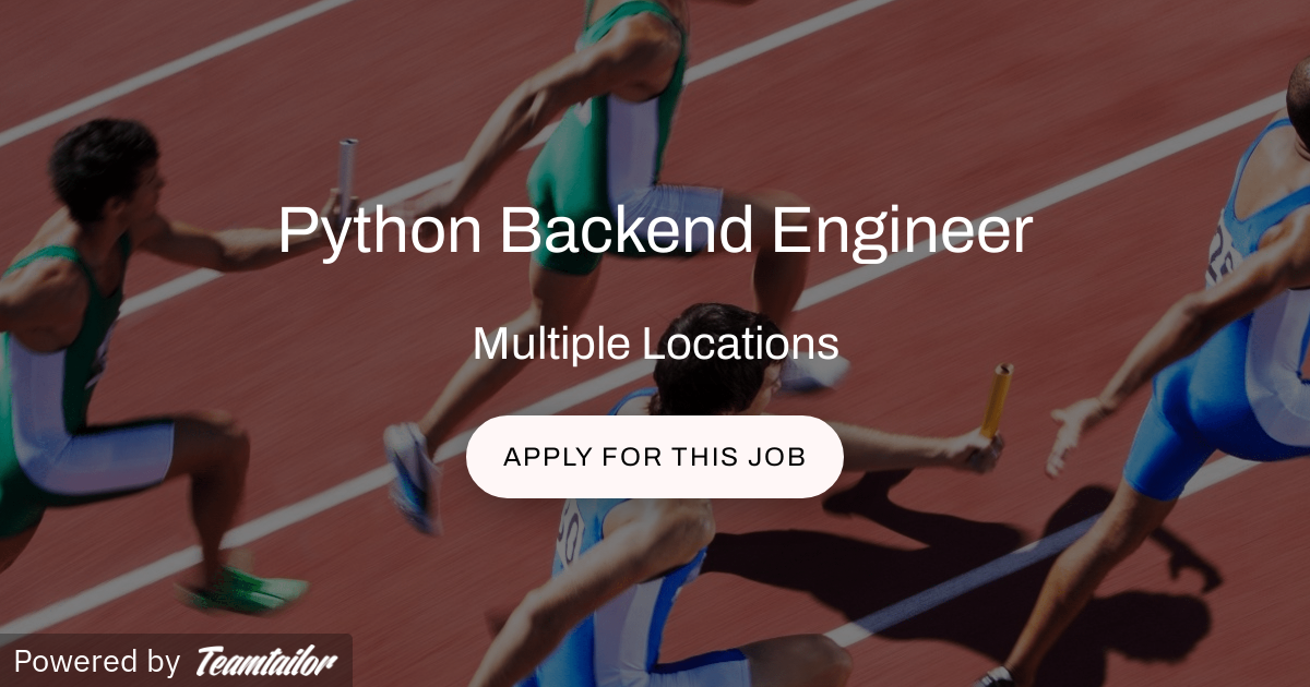 Python Backend Engineer - Healf
