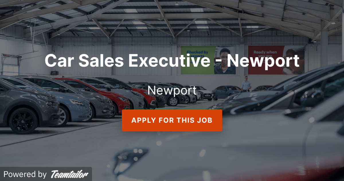 Car Sales Executive - Newport - Motorpoint