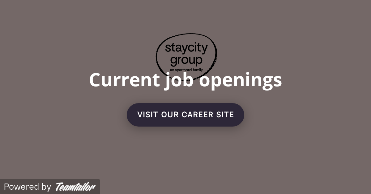 Current job openings - Staycity - Operations
