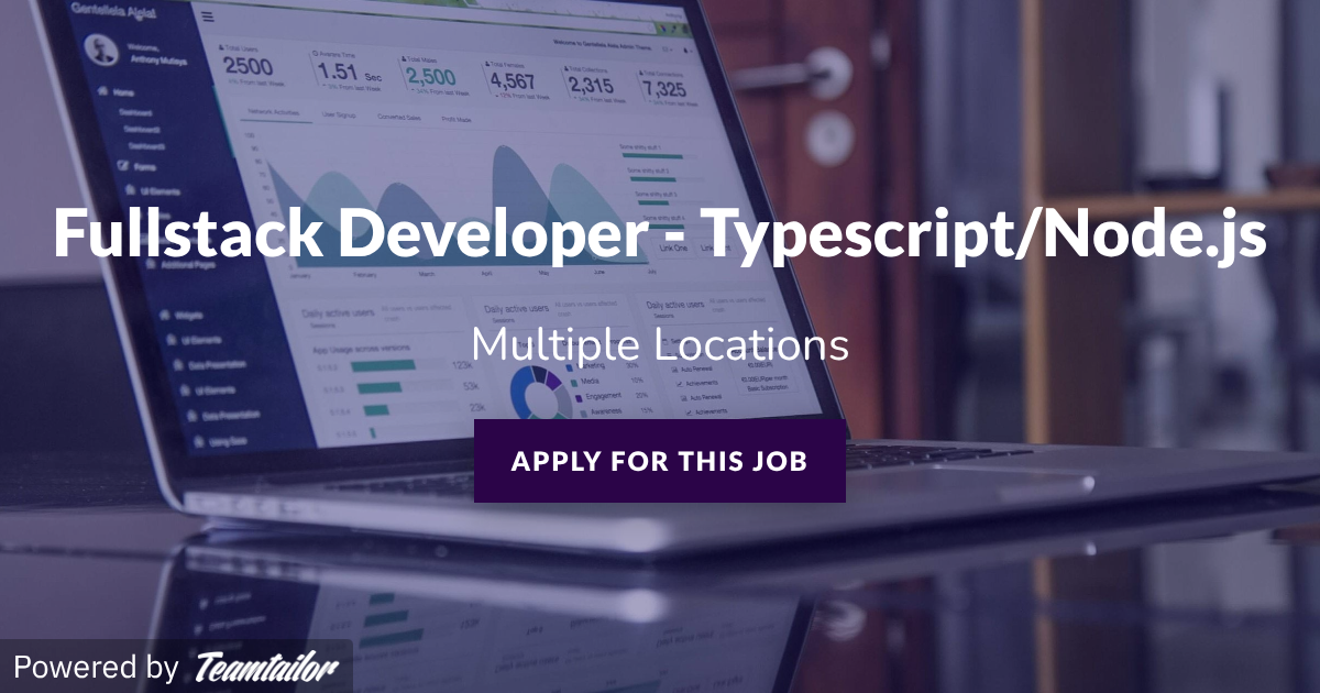 Fullstack Developer - Typescript/Node.js - OPTIVEUM sp. z o.o.