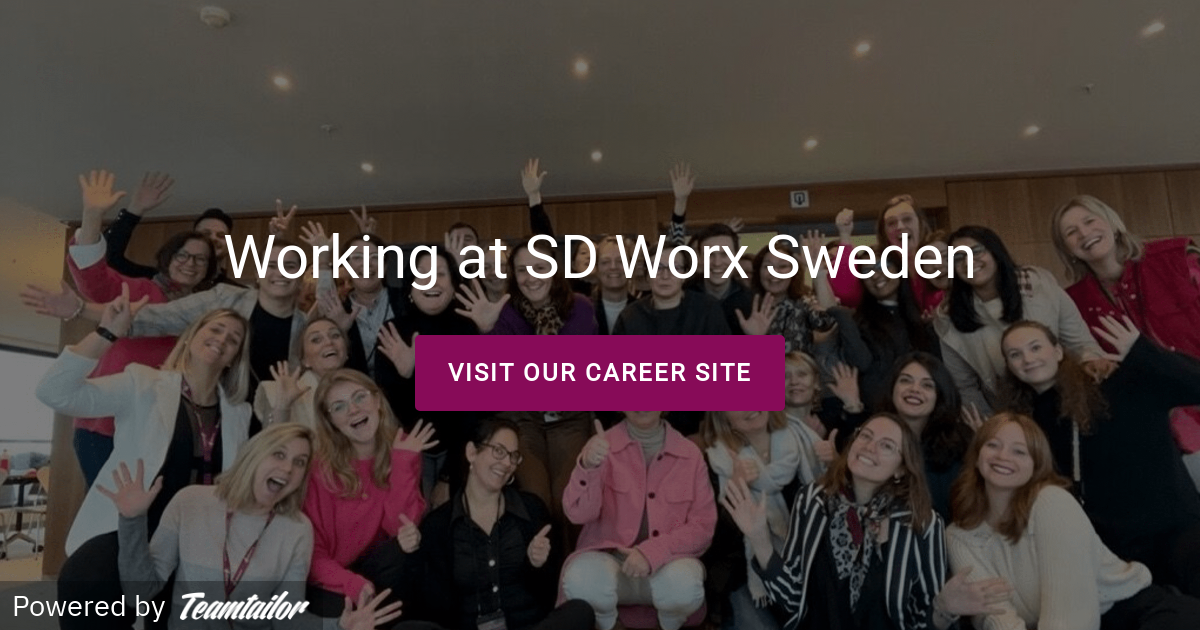 Working at SD Worx Sweden - SD Worx
