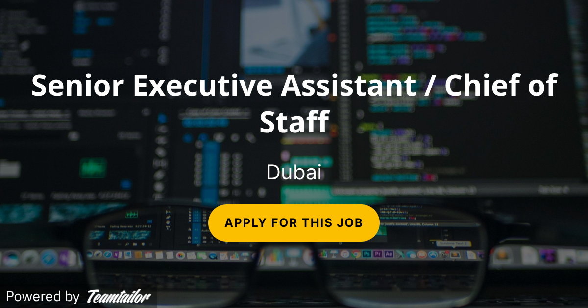 Senior Executive Assistant / Chief of Staff - Aqovia