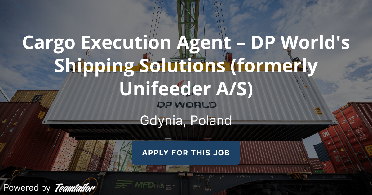 Cargo Execution Agent – DP World's Shipping Solutions (formerly ...