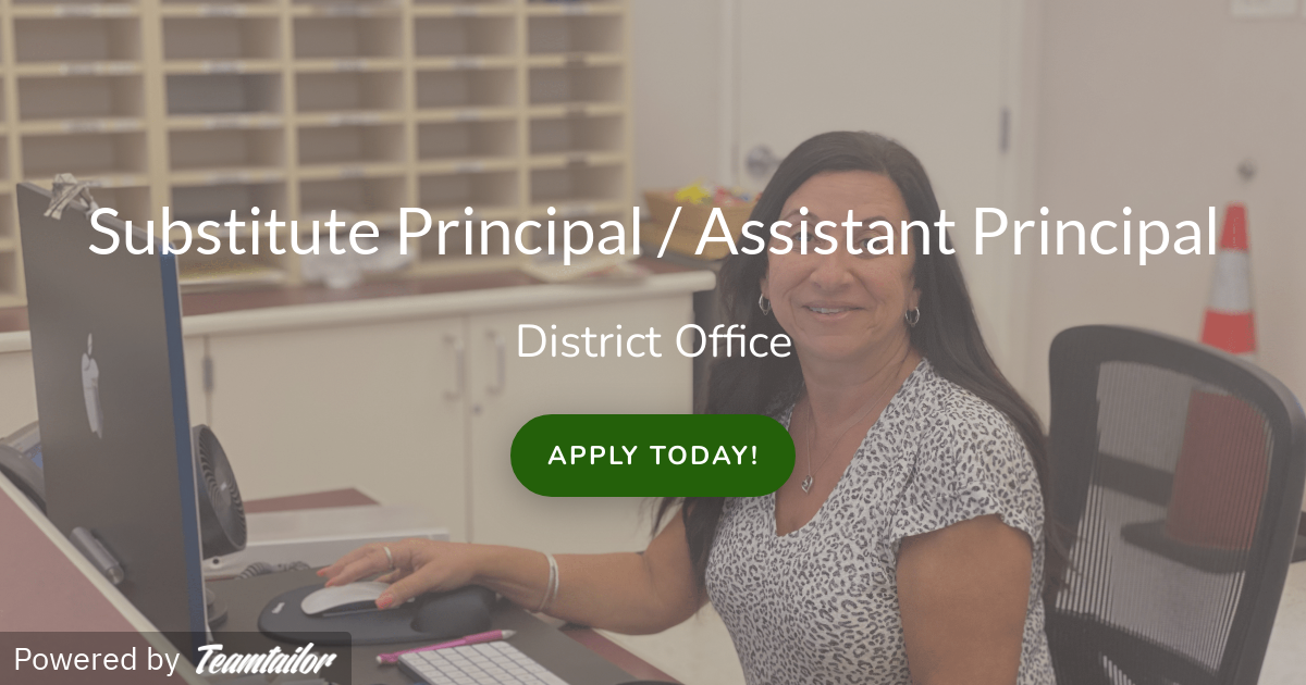 Substitute Principal / Assistant Principal - Redwood City School District