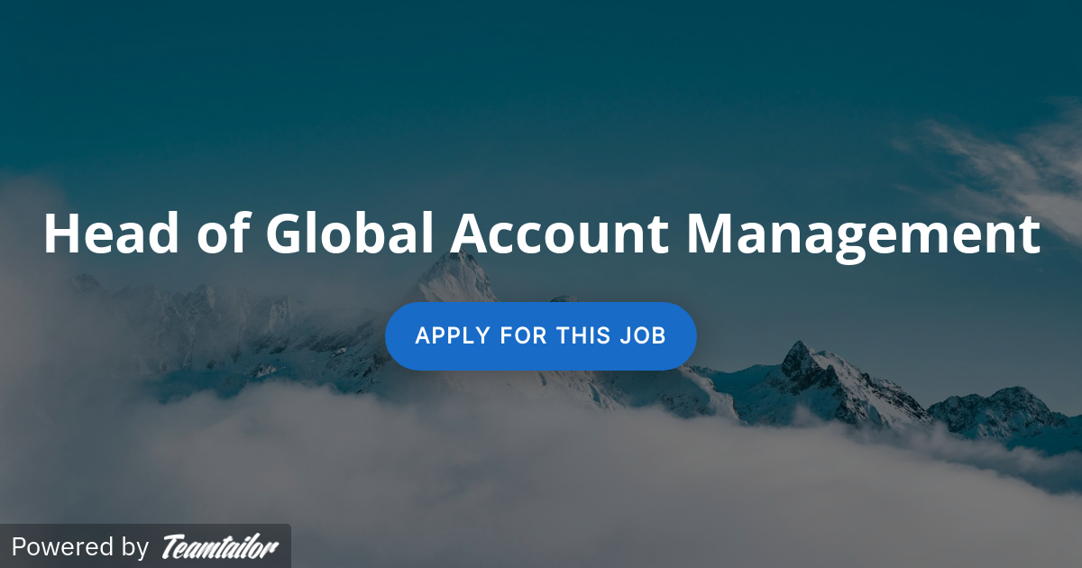 Head of Global Account Management - Remote People