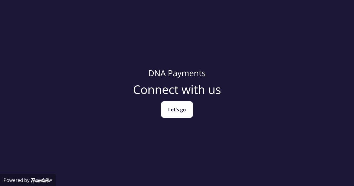 DNA Payments – Connect