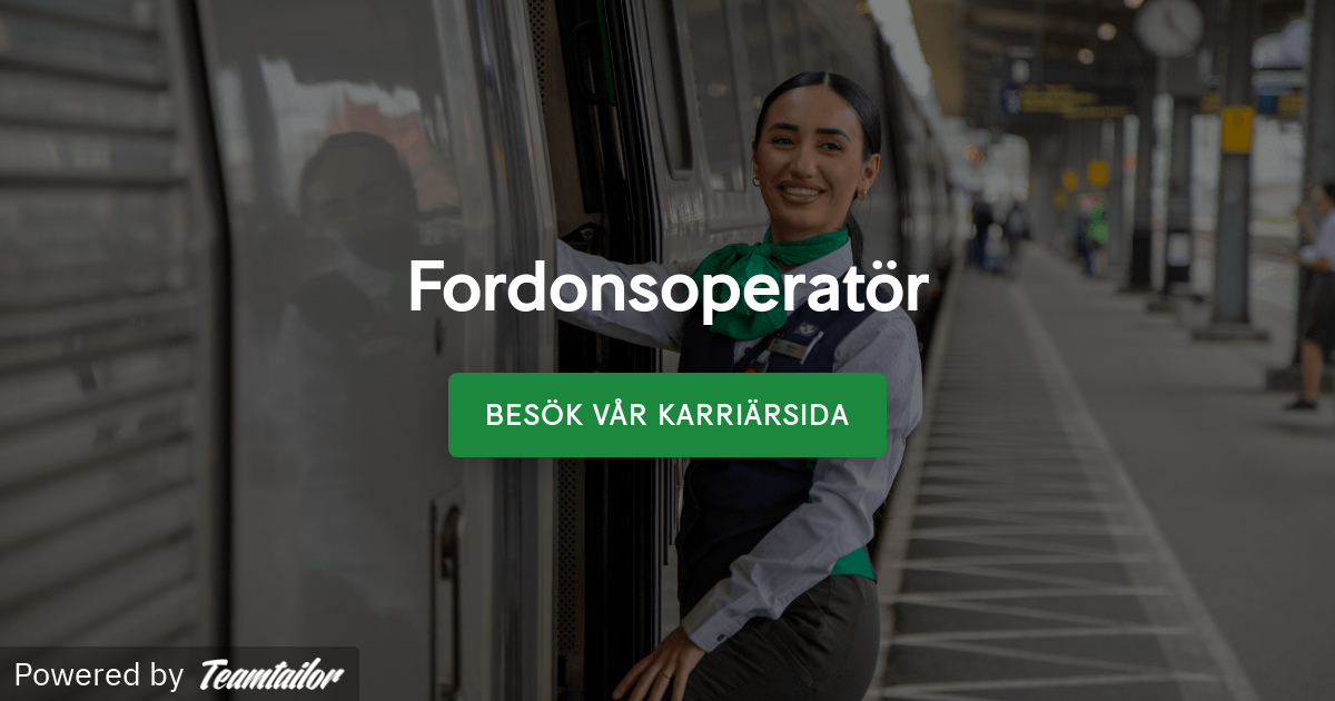 Fordonsoperatör - SJ AB