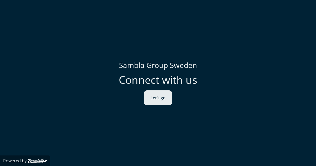 Sambla Group Sweden – Connect