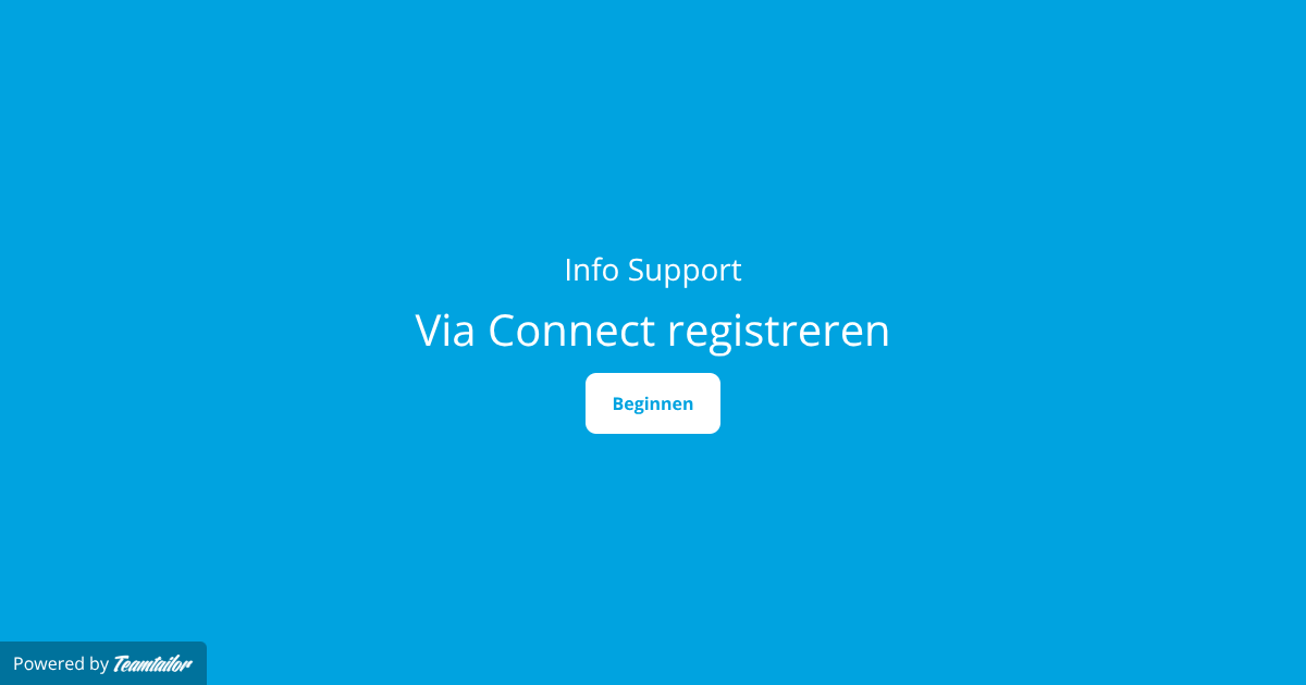 Info Support – Connect