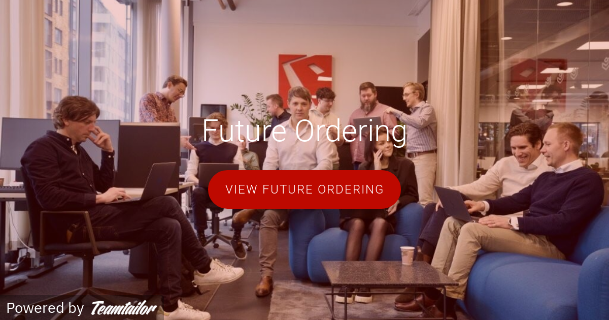 We Are the Future of Ordering - Future Ordering