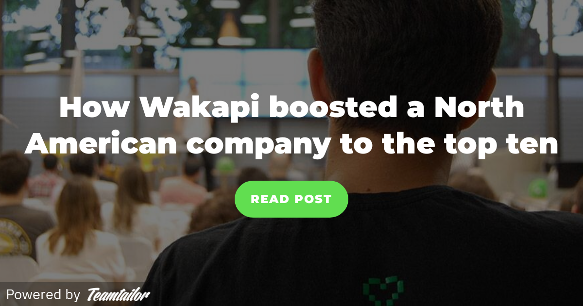 How Wakapi boosted a North American company to the top ten - Posts - Wakapi