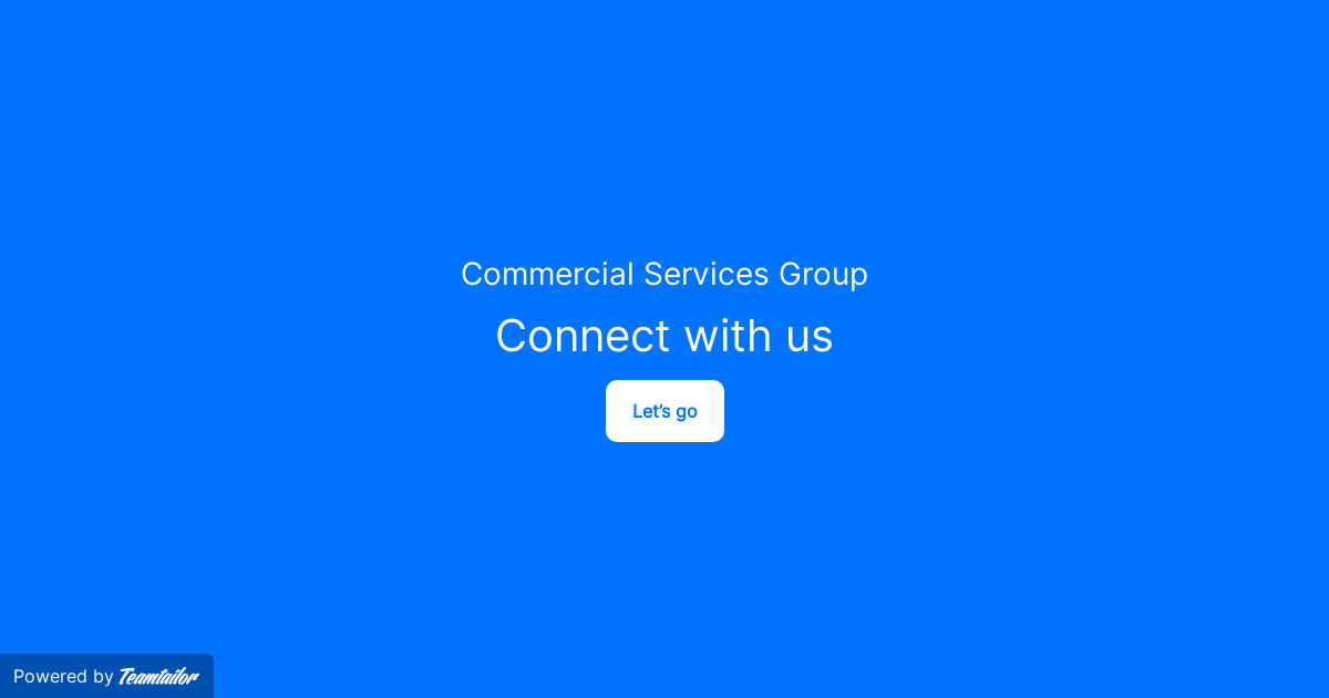 Commercial Services Group – Connect
