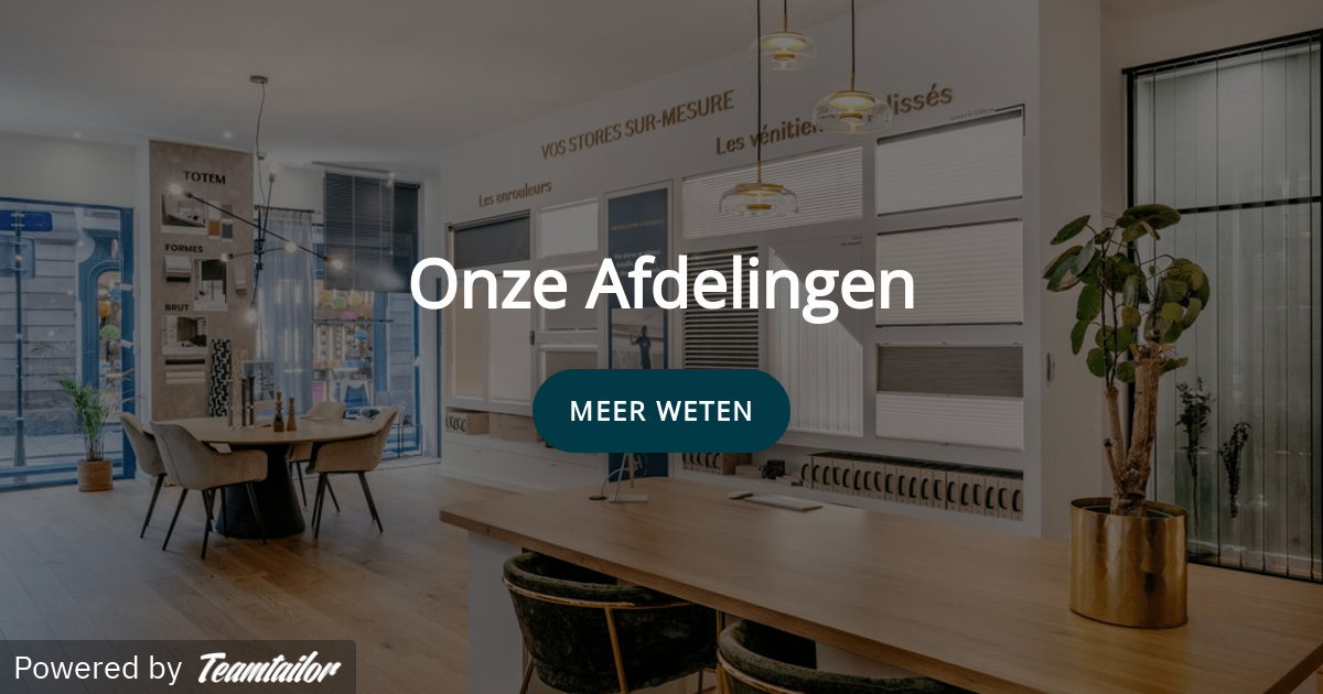 Wij werven aan in verschillende afdelingen: Hoofdkantoor, Winkel ...