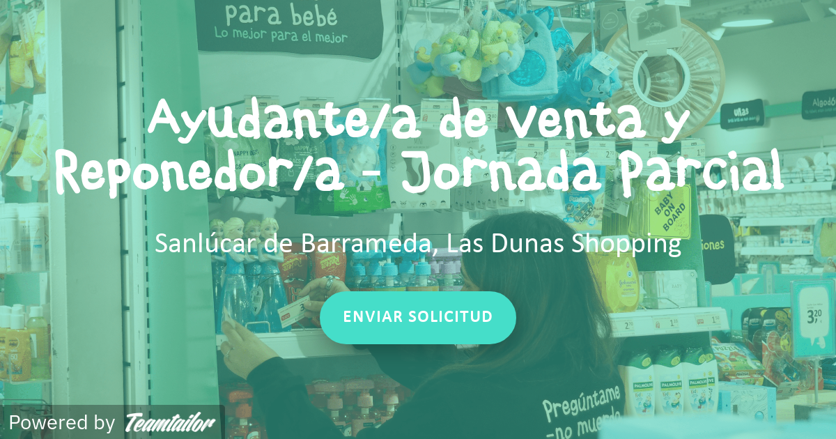 Ayudante/a de venta y Reponedor/a – Jornada Parcial - NORMAL Spain