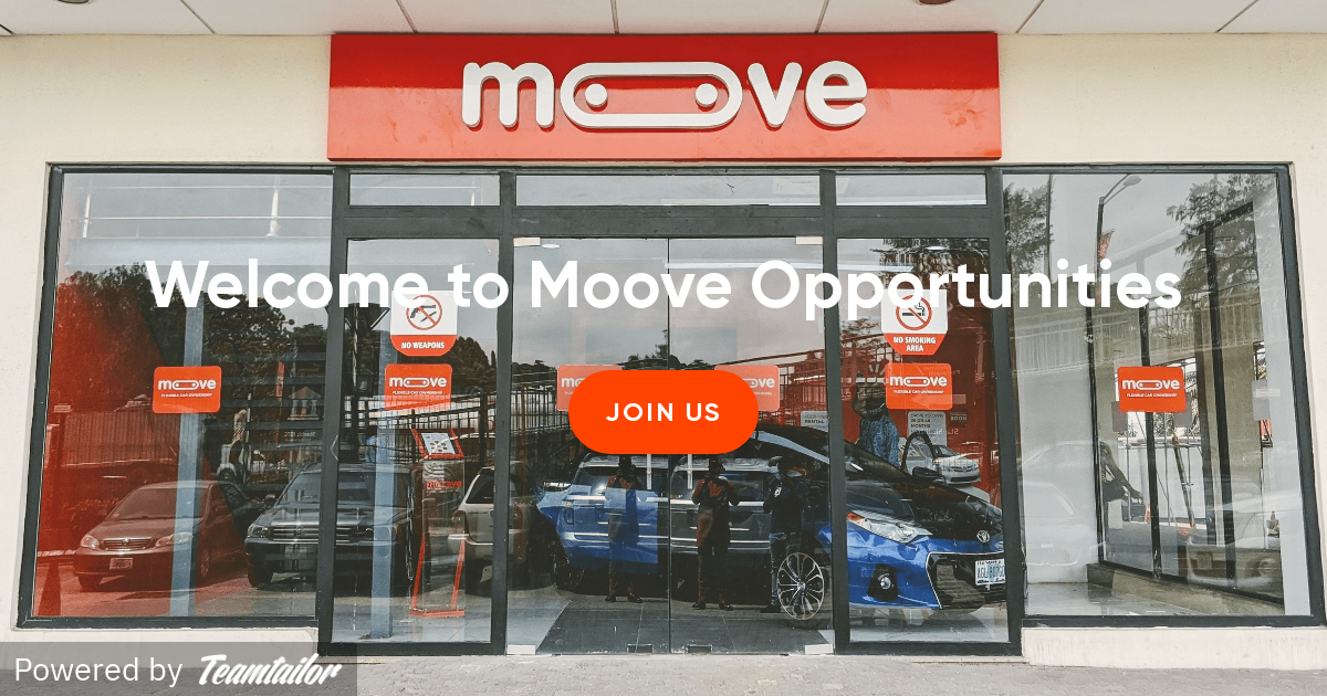 Welcome to our career site - Moove
