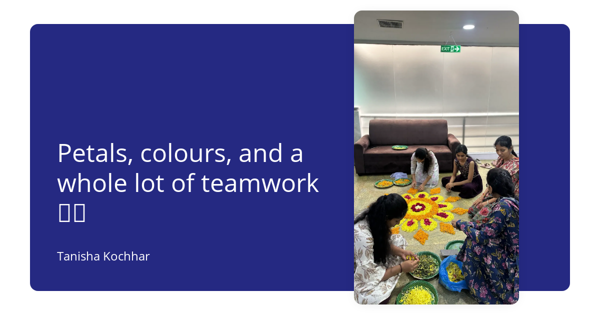 Petals, colours, and a whole lot of teamwork 🌸 - Team stories - ATLAS ...
