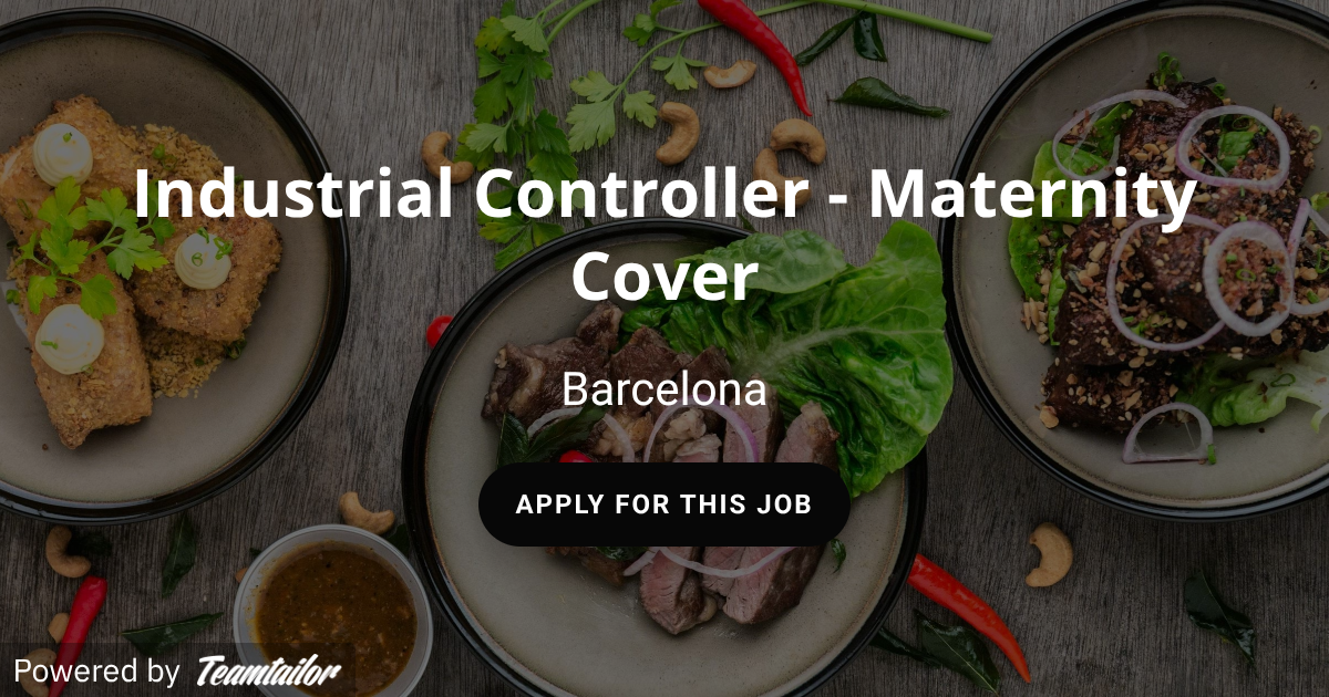 Industrial Controller - Maternity Cover - Actual Talent