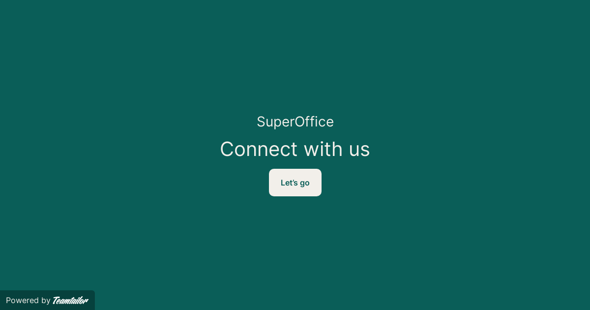 SuperOffice – Connect
