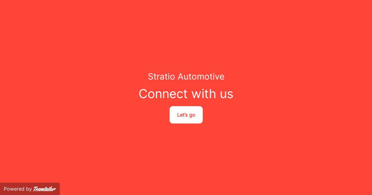 Stratio Automotive – Connect