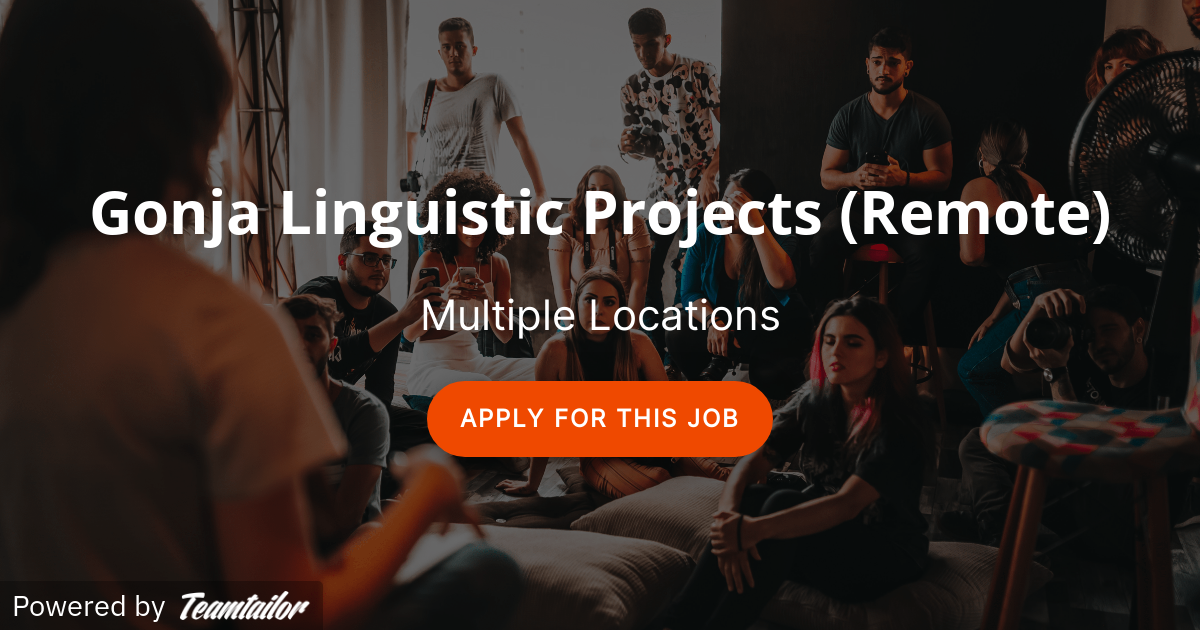 Gonja transcribers (Remote) - Sigma Group