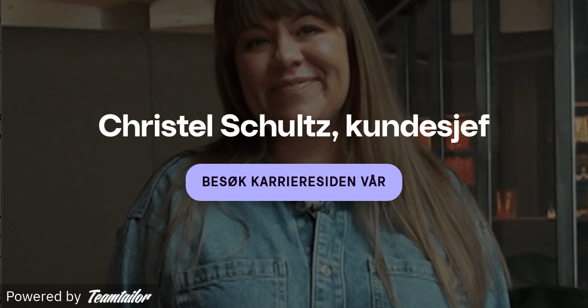 Christel Schultz, kundesjef - TV 2