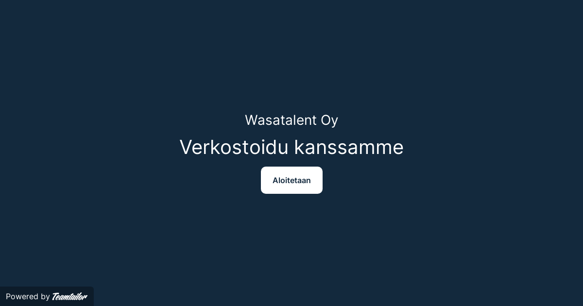 Wasatalent Oy – Connect