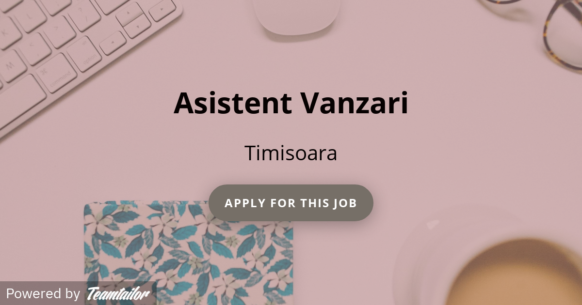 Asistent Vanzari - Sales Consulting