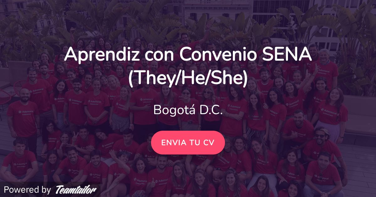 Aprendiz con Convenio SENA (They/He/She) - Adsmurai
