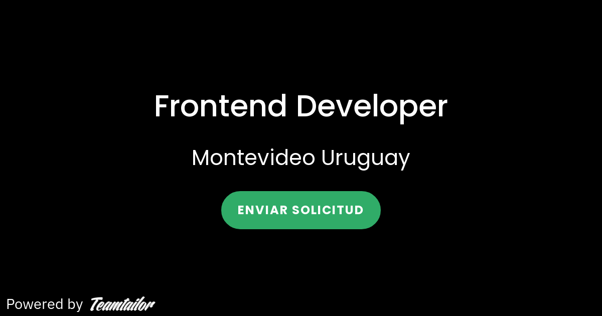 Frontend Developer - Zonamerica