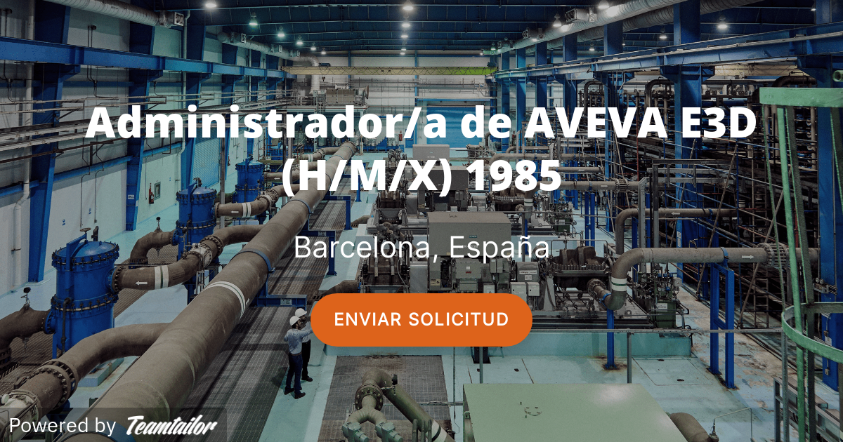 Administrador/a de AVEVA E3D (H/M/X) 1985 - Vèringer Engineering