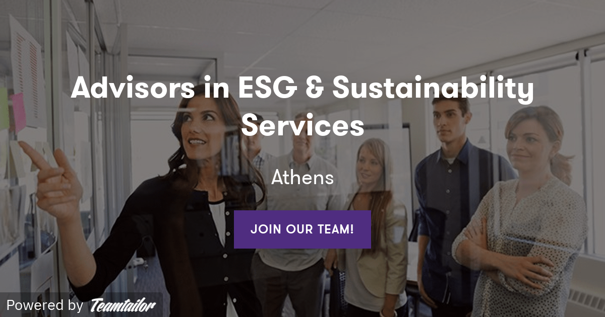 Advisors in ESG & Sustainability Services - Grant Thornton Greece