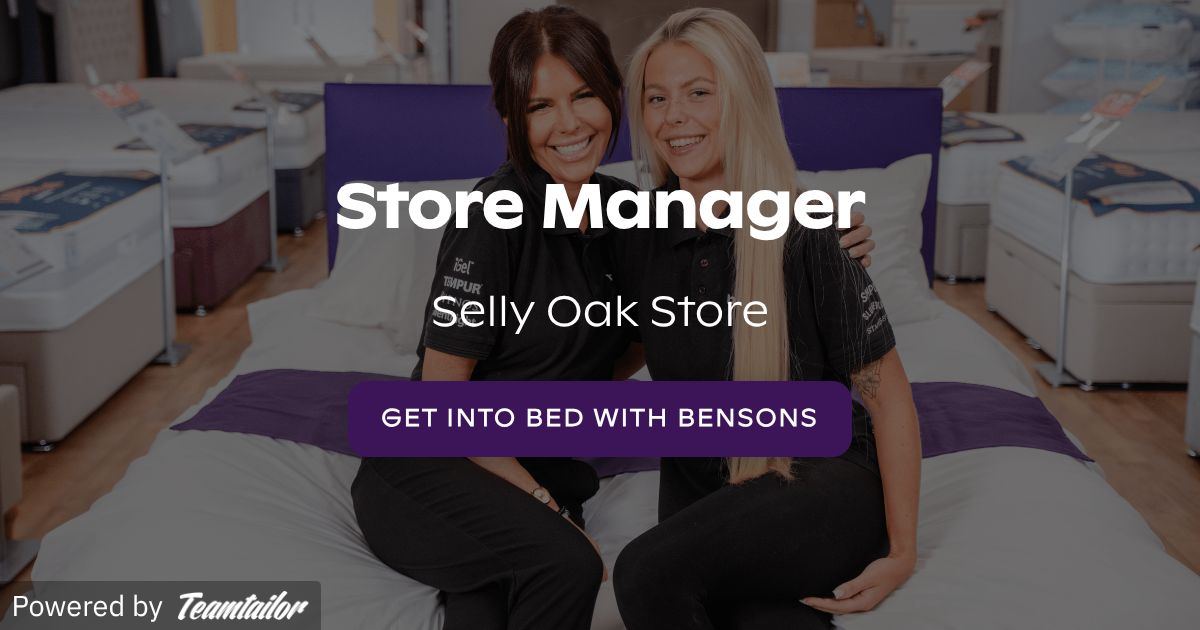 Store Manager - Bensons for Beds