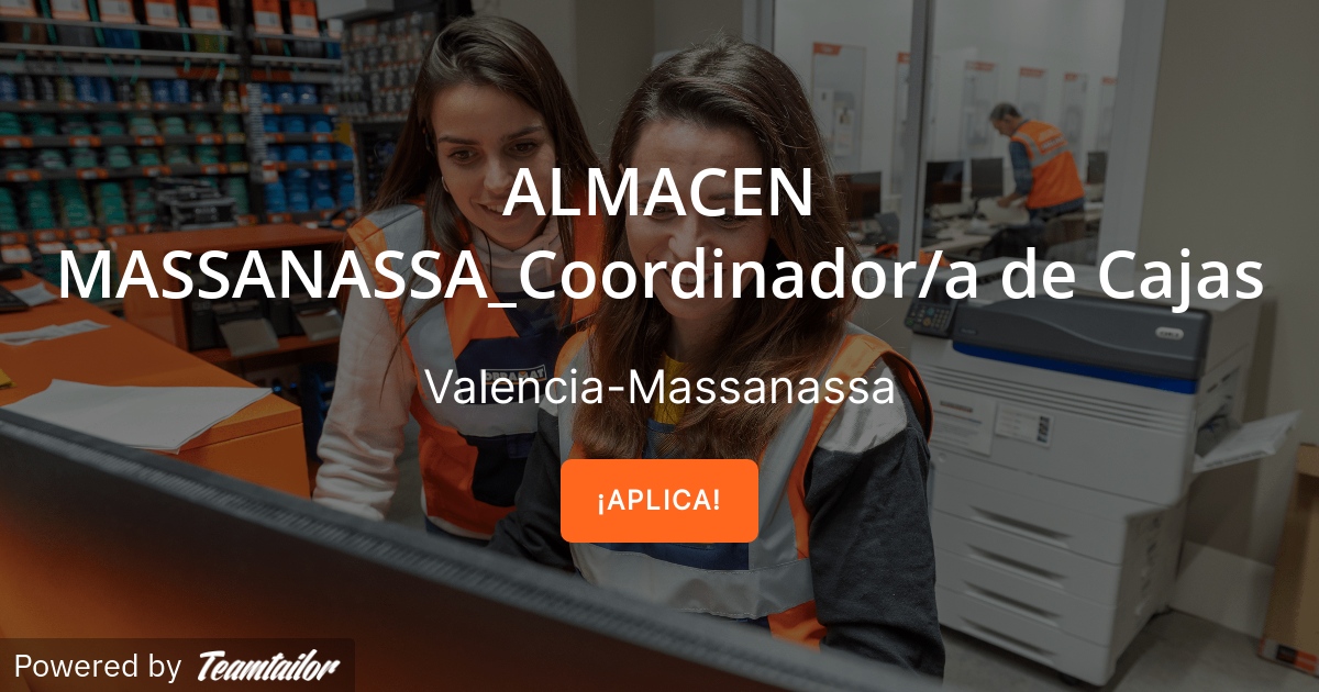 ALMACEN MASSANASSA_Coordinador/a de Cajas - OBRAMAT