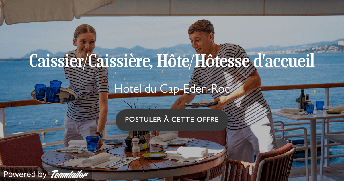 Caissier/Caissière, Hôte/Hôtesse d'accueil - Oetker Hotels
