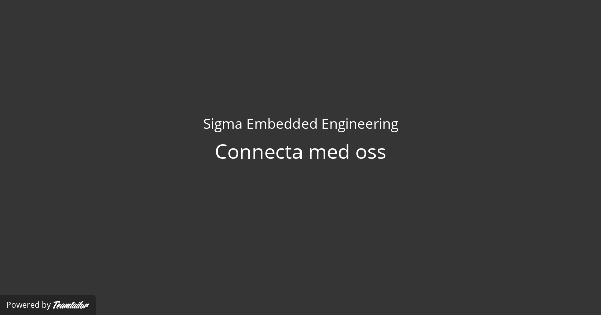 Sigma Embedded Engineering – Connect