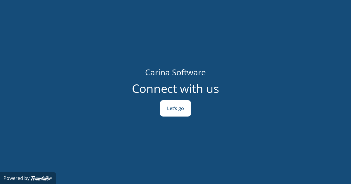 Carina Software – Connect