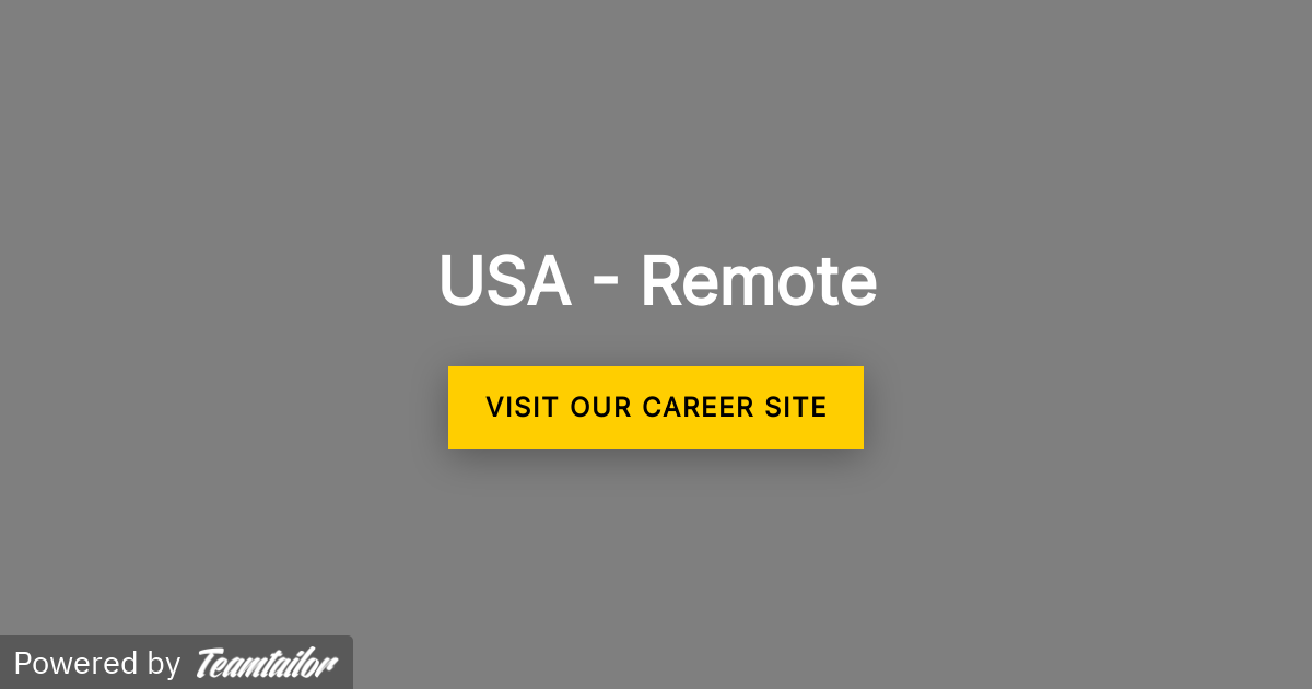 USA Remote - Clinisys