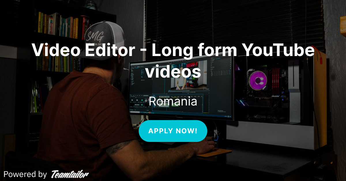 Video Editor - Long form YouTube videos - Adaptive Teams