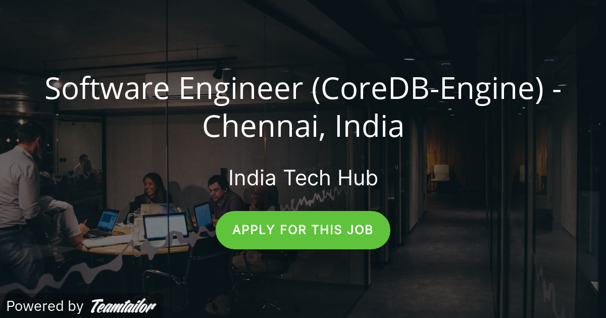 Software Engineer (CoreDB-Engine) - Chennai, India - Exasol