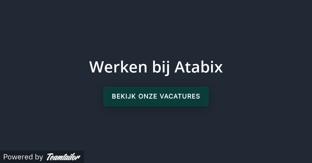Vacatures - Atabix