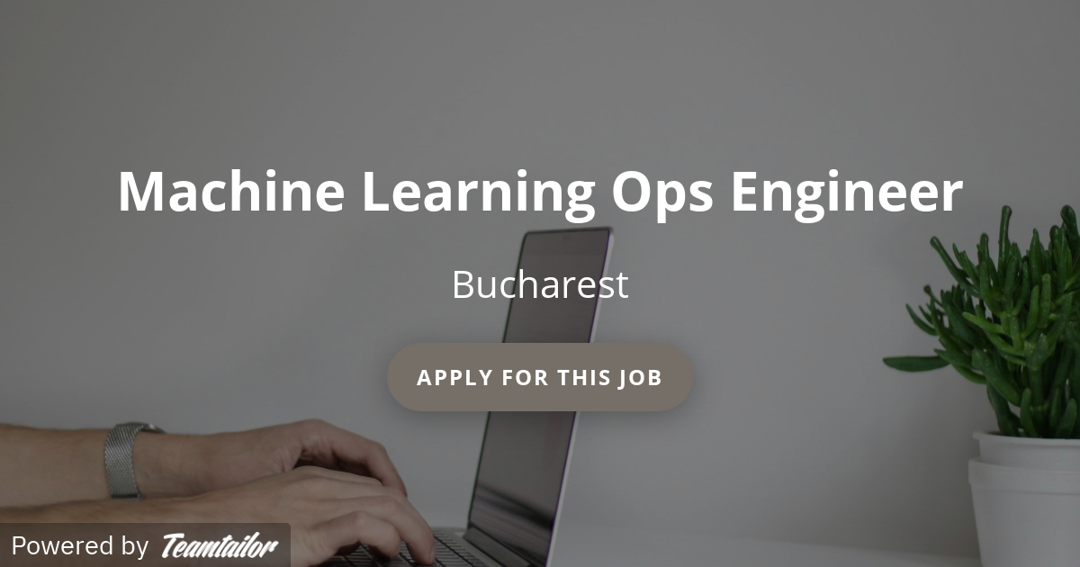 Machine Learning Ops Engineer - Sales Consulting