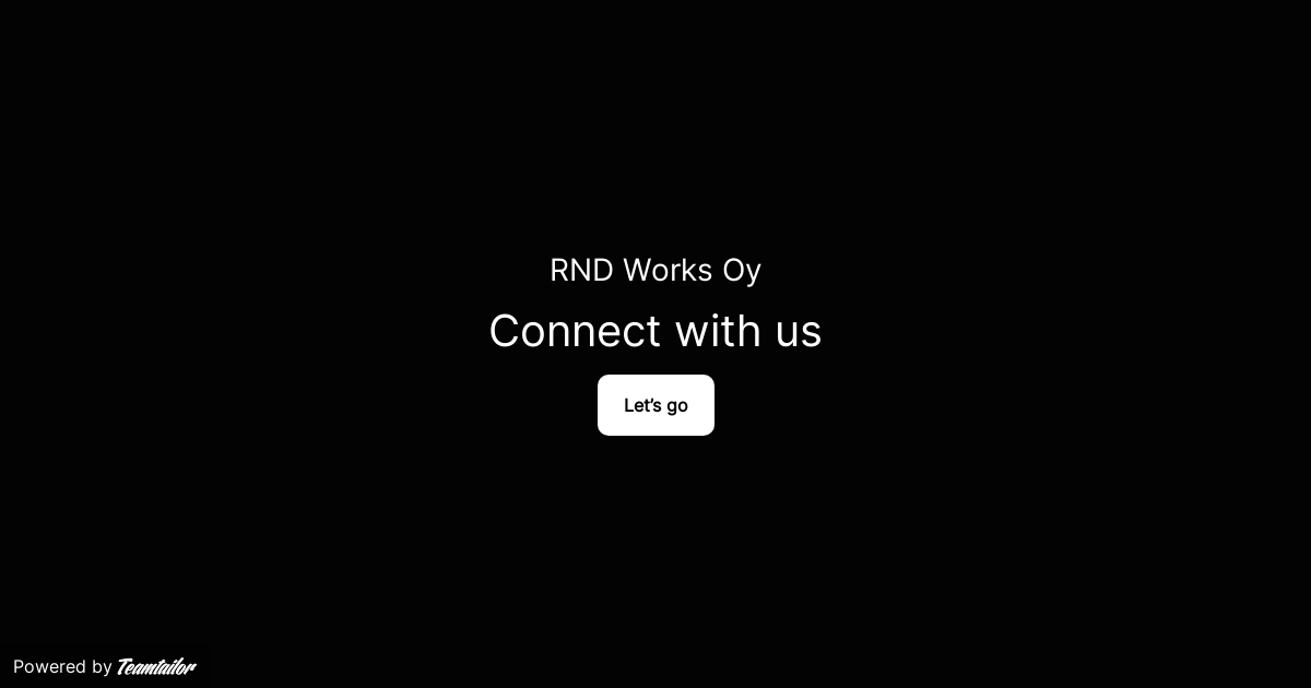 RND Works Oy – Connect