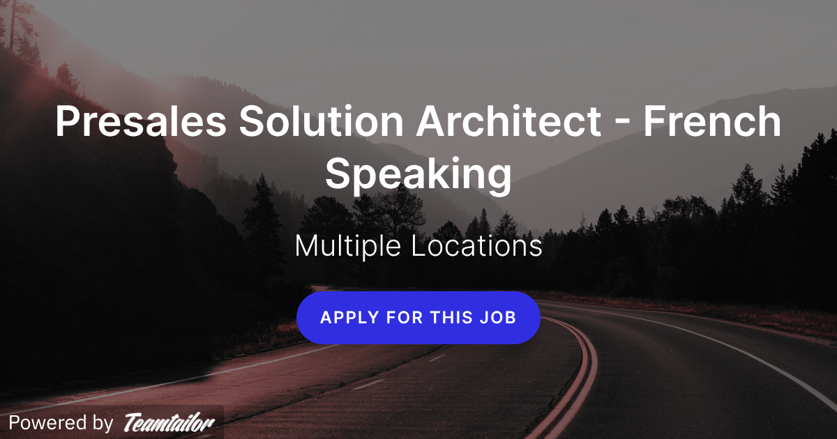 Presales Solution Architect - Monta