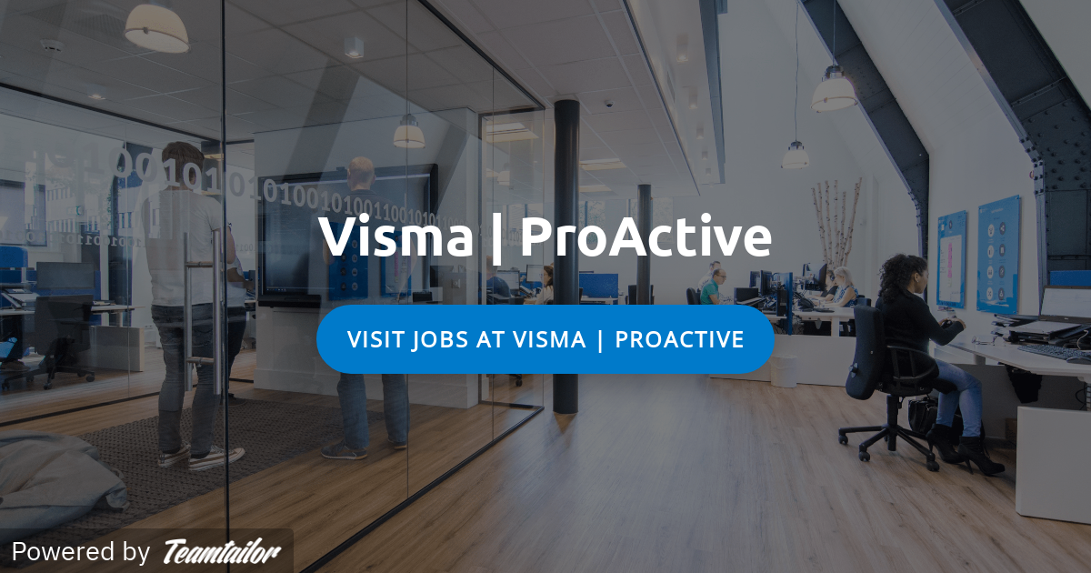 Jobs at Visma | ProActive - ProActive Software Nederland BV