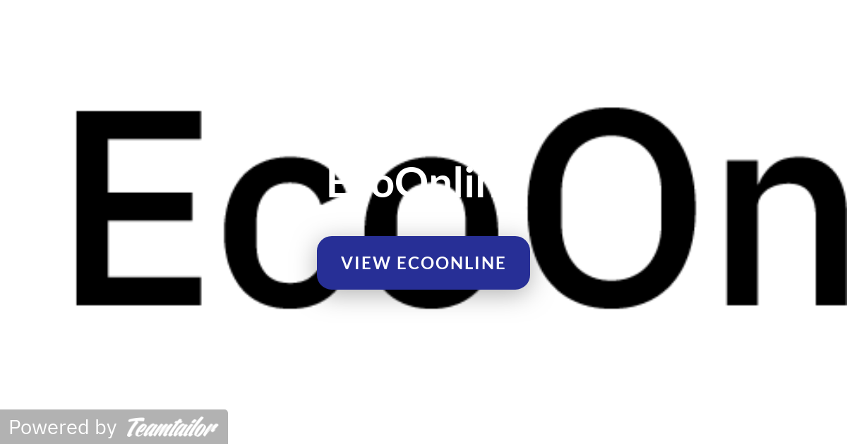 Passionate about health, safety and sustainability? - EcoOnline