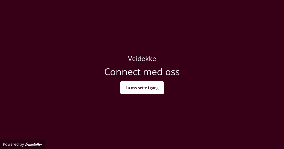 Veidekke – Connect